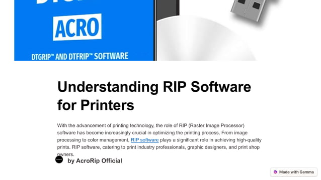 Understanding RIP Software for Printers! | PPT