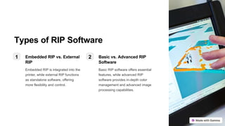 Understanding RIP Software for Printers! | PPT