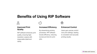 Understanding RIP Software for Printers! | PPT