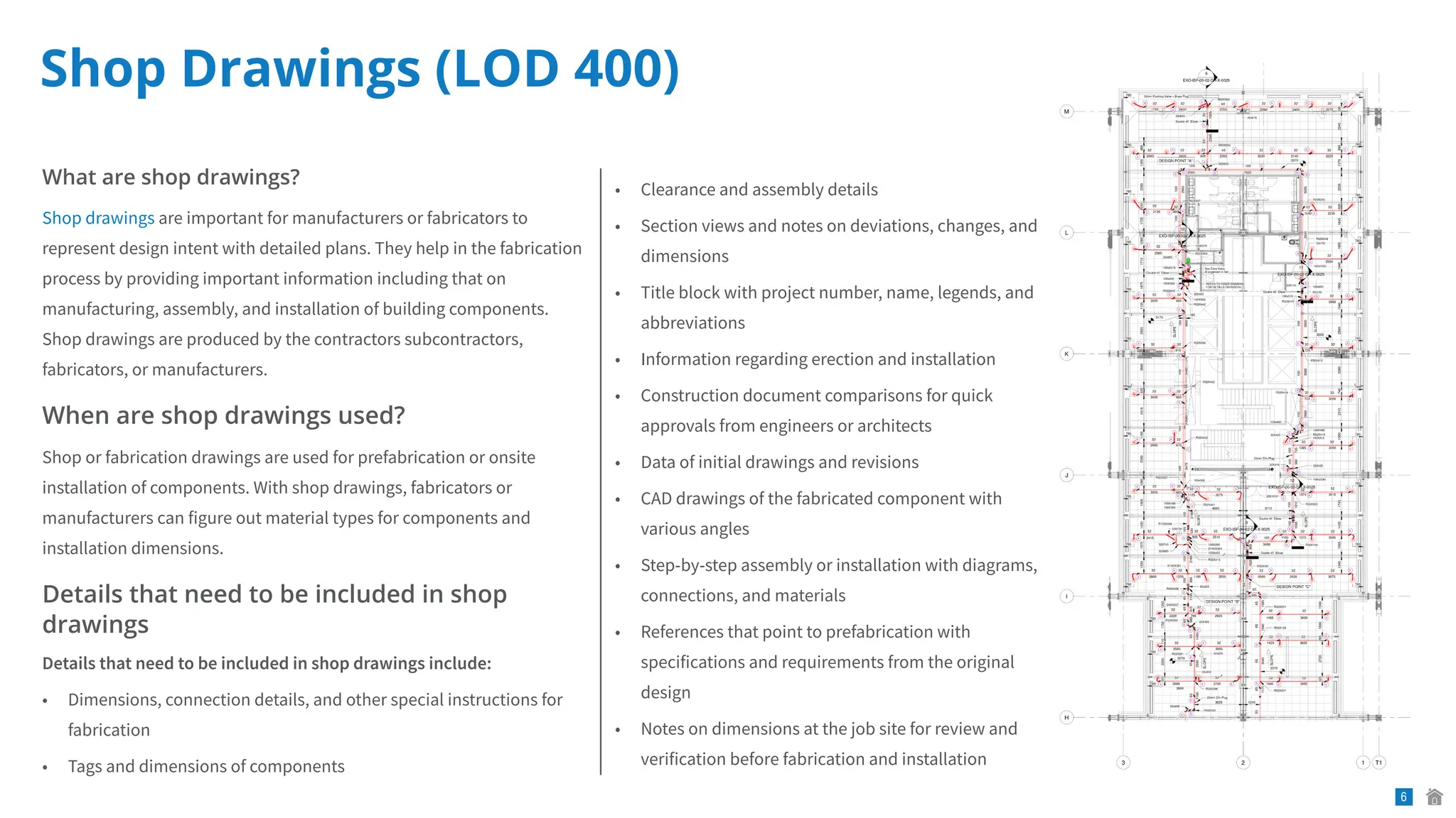 Shop Drawings, Construction Drawings and As-Built Drawings - What’s the difference | PDF