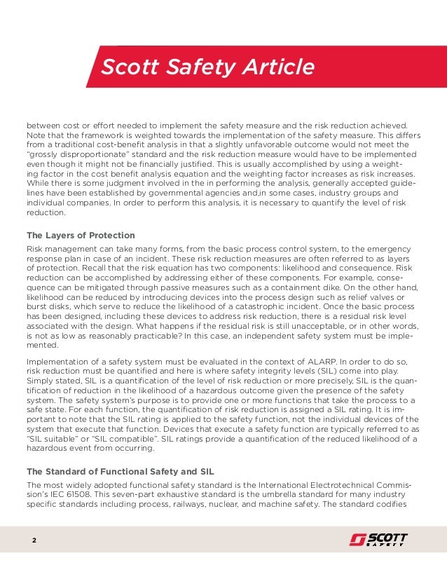 Understanding Safety Level Integrity Levels (SIL)