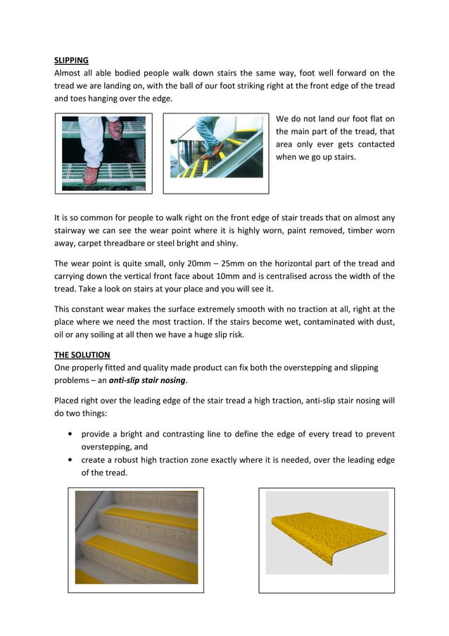 Understanding Slip on Stairs | PDF