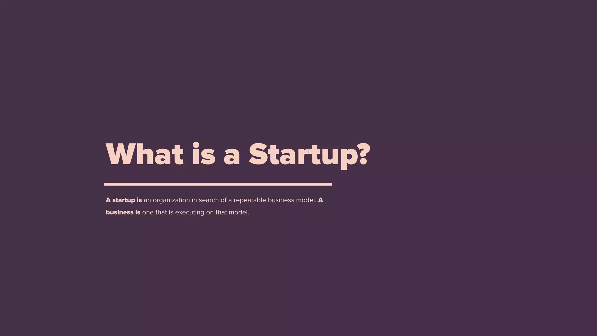 Understanding startups | PPT