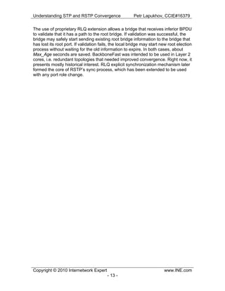 Understanding stp-rstp-convergence | PDF