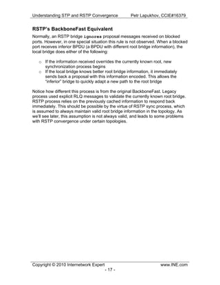Understanding stp-rstp-convergence | PDF