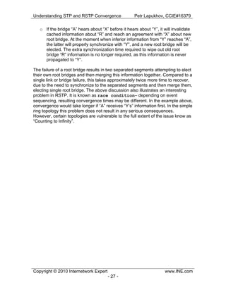 Understanding stp-rstp-convergence | PDF