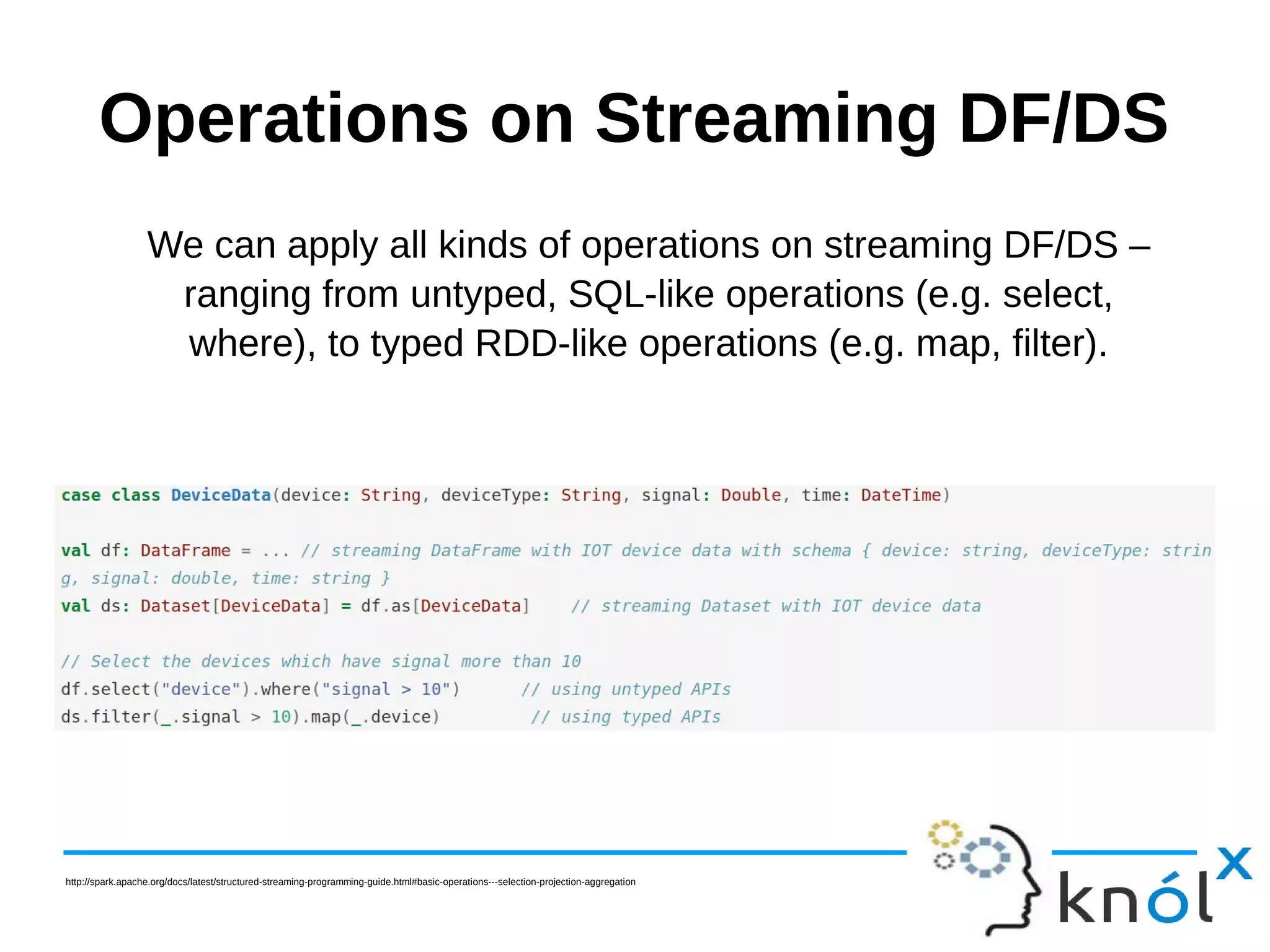 Understanding Spark Structured Streaming | ODP