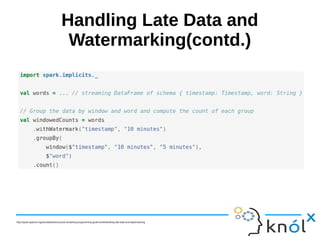 Understanding Spark Structured Streaming | ODP