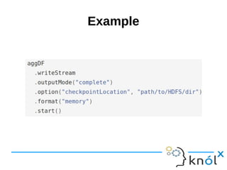 Understanding Spark Structured Streaming | ODP