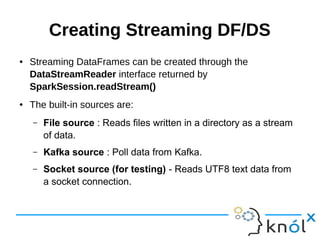 Understanding Spark Structured Streaming | ODP