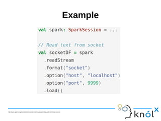 Understanding Spark Structured Streaming | ODP