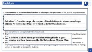 Understanding student needs and potential for standardisation in module ...