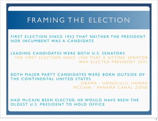 Understanding the 2008 Presidential Election | PDF