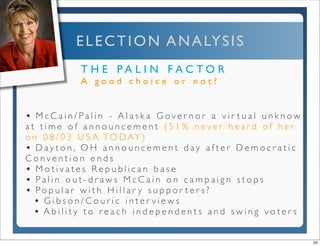 Understanding the 2008 Presidential Election | PDF