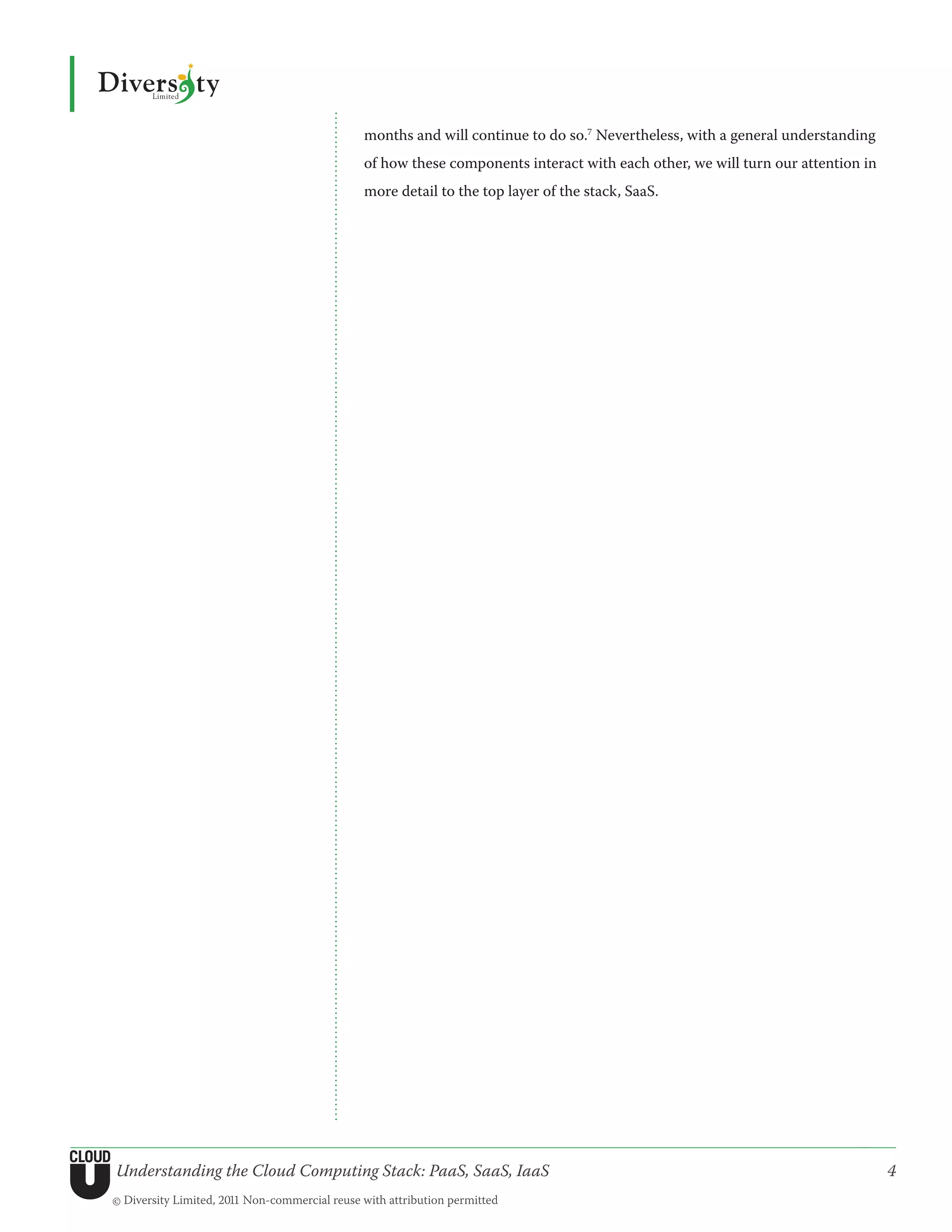 Understanding the Cloud Computing Stack | PDF | Cloud Computing | Internet