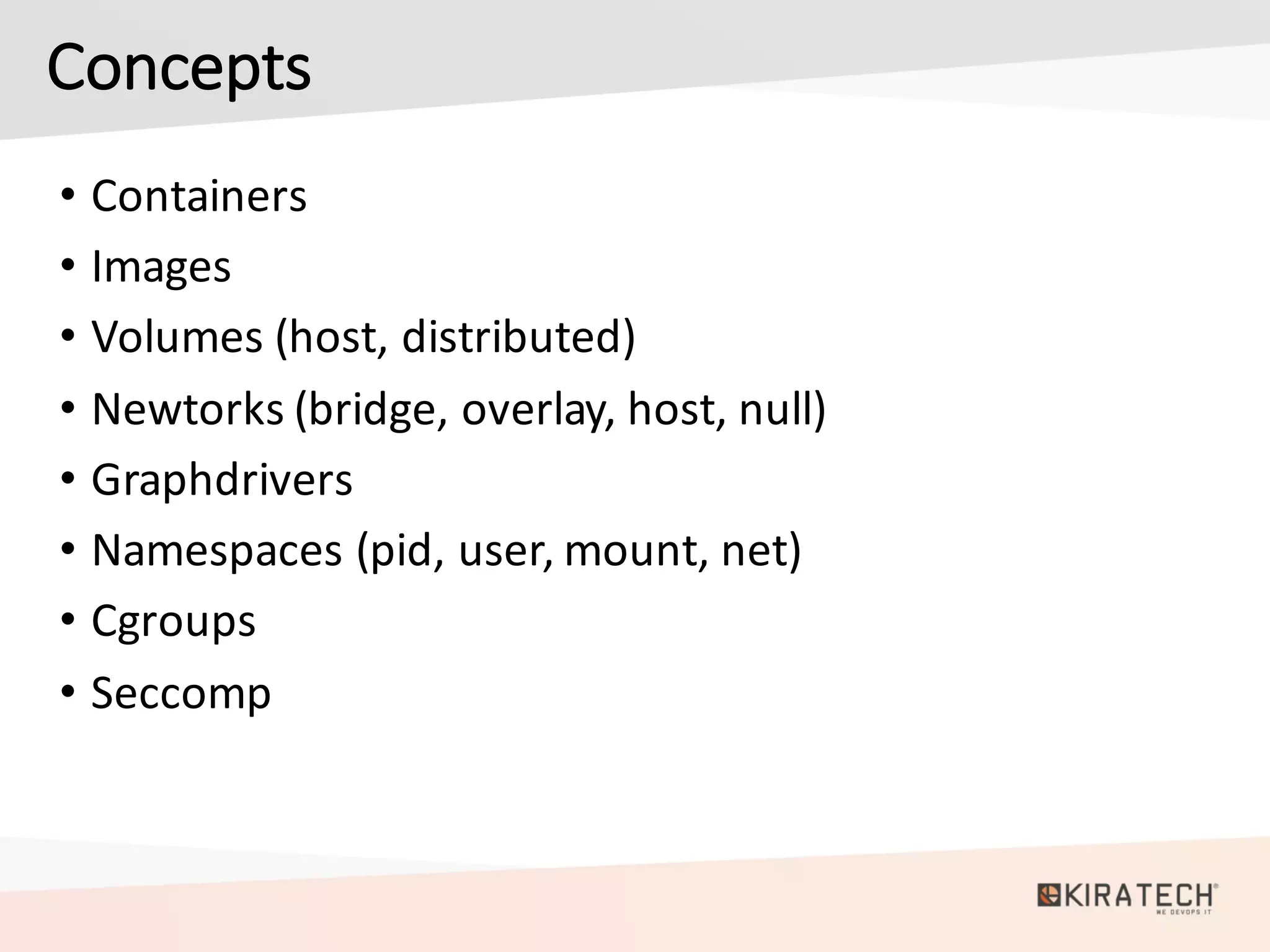 Understanding the Docker ecosystem | PPT