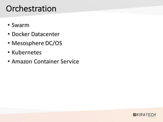 Understanding the Docker ecosystem | PPT