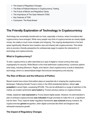 Understanding the Impact of Technology on Cryptocurrency: A Friendly ...