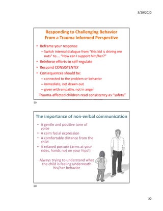 Understanding the impact of trauma on behavior | PDF