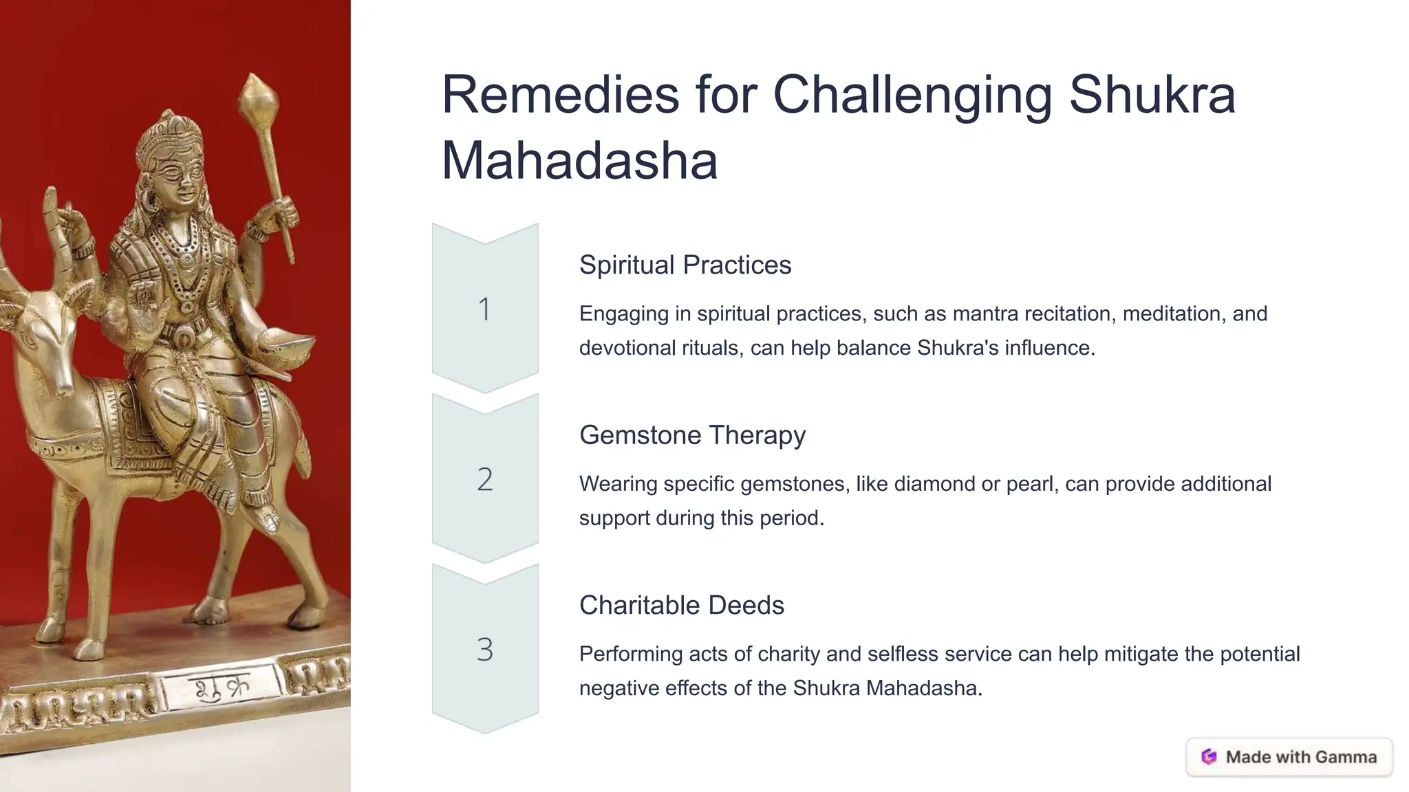 Understanding the Mahadasha of Shukra (Venus): Effects and Remedies | PPTX