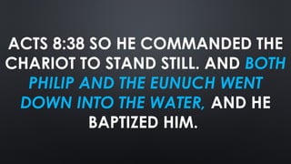 what, why, when, where, how to take water baptism The water Baptism a ...