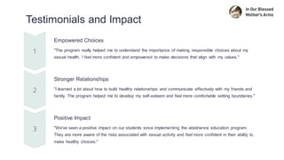 Understanding the Role of Abstinence Education Providers | PPT