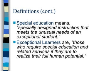 Understanding The Special Needs Child | PPT