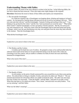 Understanding theme | PDF | Cats | Pets