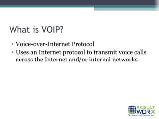Understanding Voice-over-IP | PPT