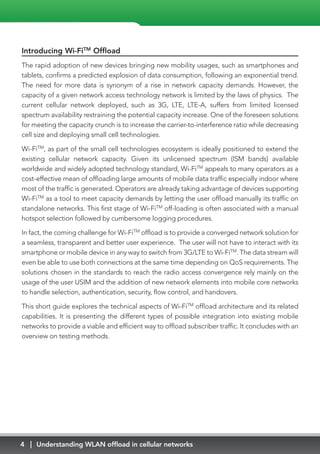 Understanding Wi-Fi offload | PDF