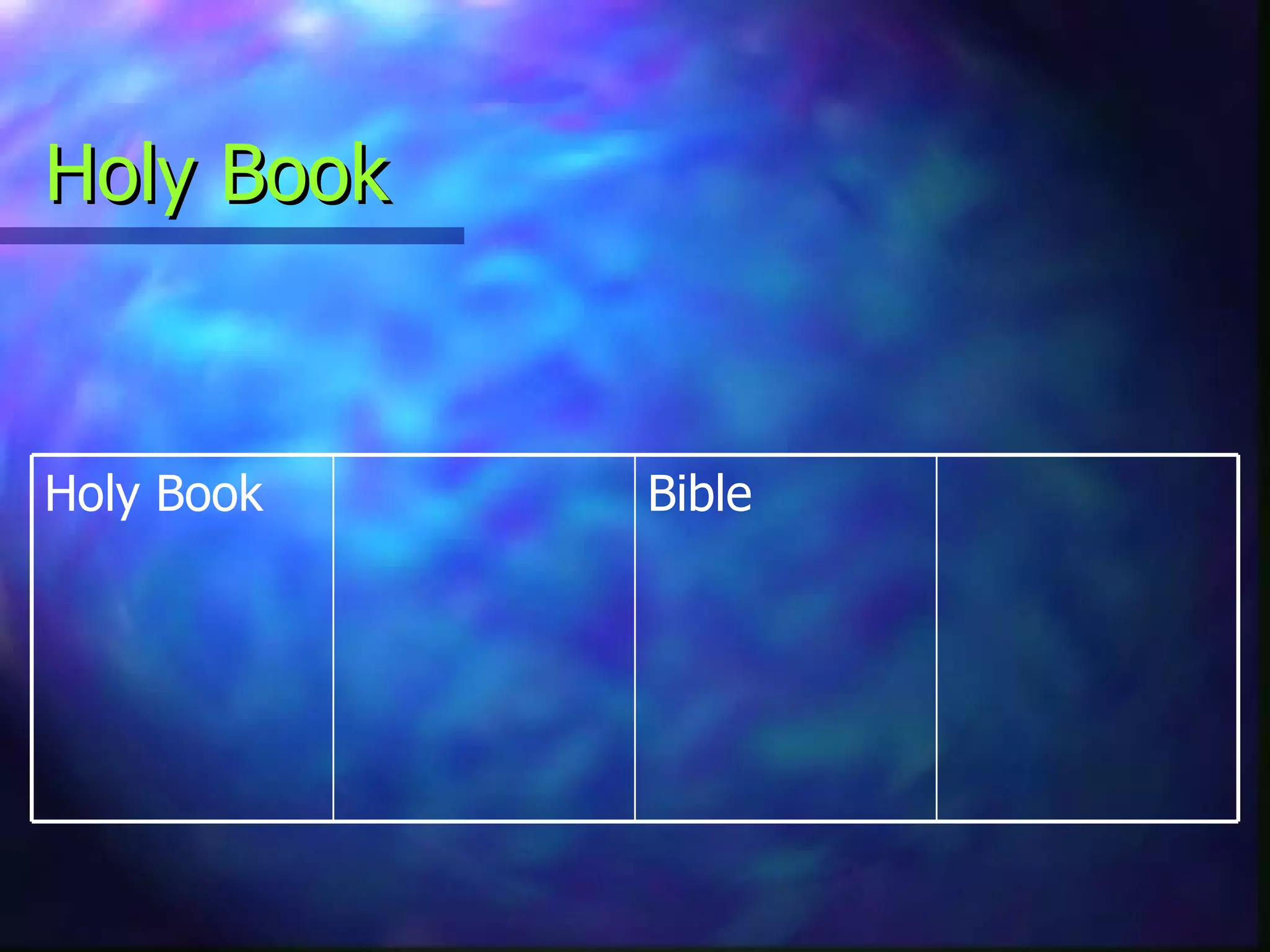 Understanding World Religions Chart Day 2 | PPT