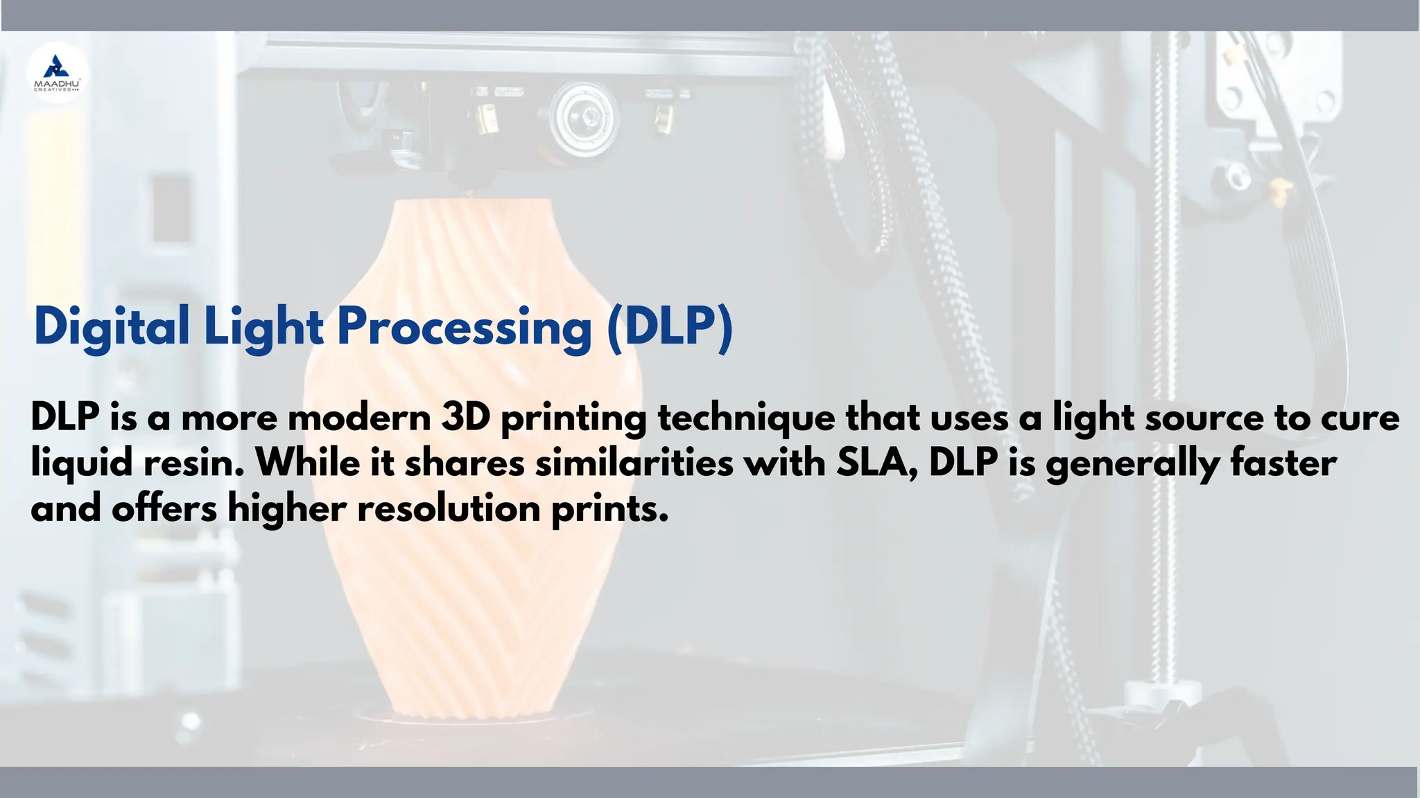 Understanding 3D Printing FDM, DLP, SLA Overview | PDF
