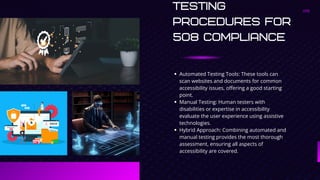 Understanding 508 Compliance Key Requirements and Testing Procedures.pdf