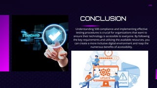 Understanding 508 Compliance Key Requirements and Testing Procedures.pdf