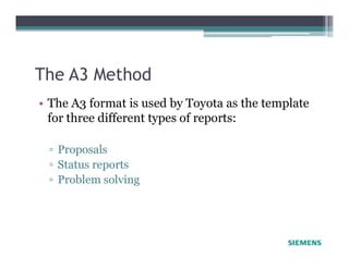 Understanding A3 Thinking- a synopsis | PDF