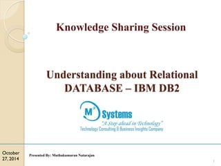 Understanding about relational database m-square systems inc | PPT