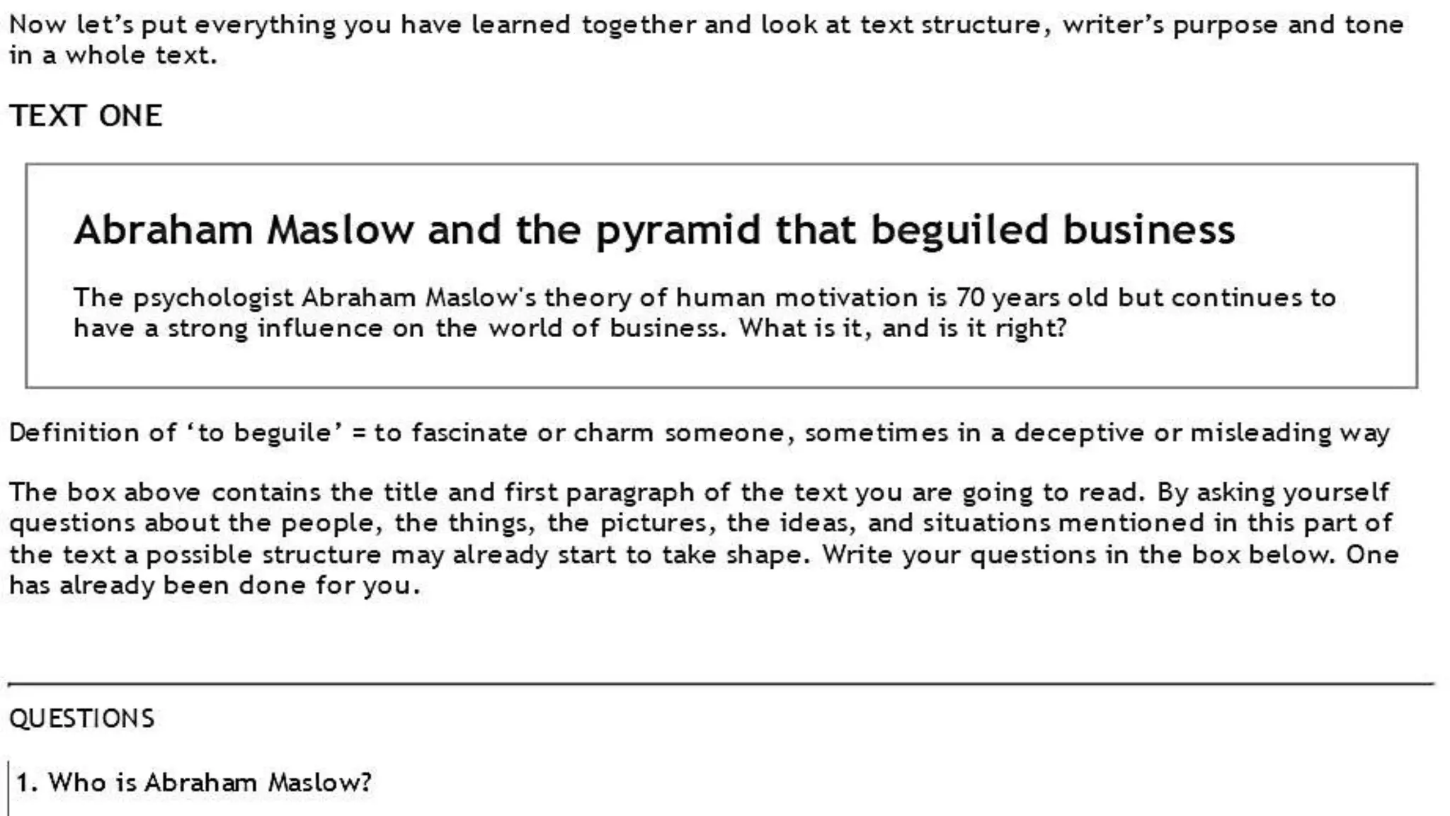 Understanding academic texts | PPTX