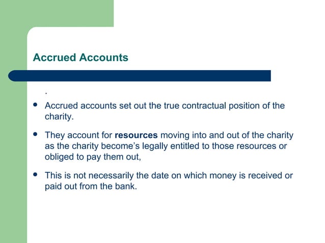Understanding accruals accounts | PPT