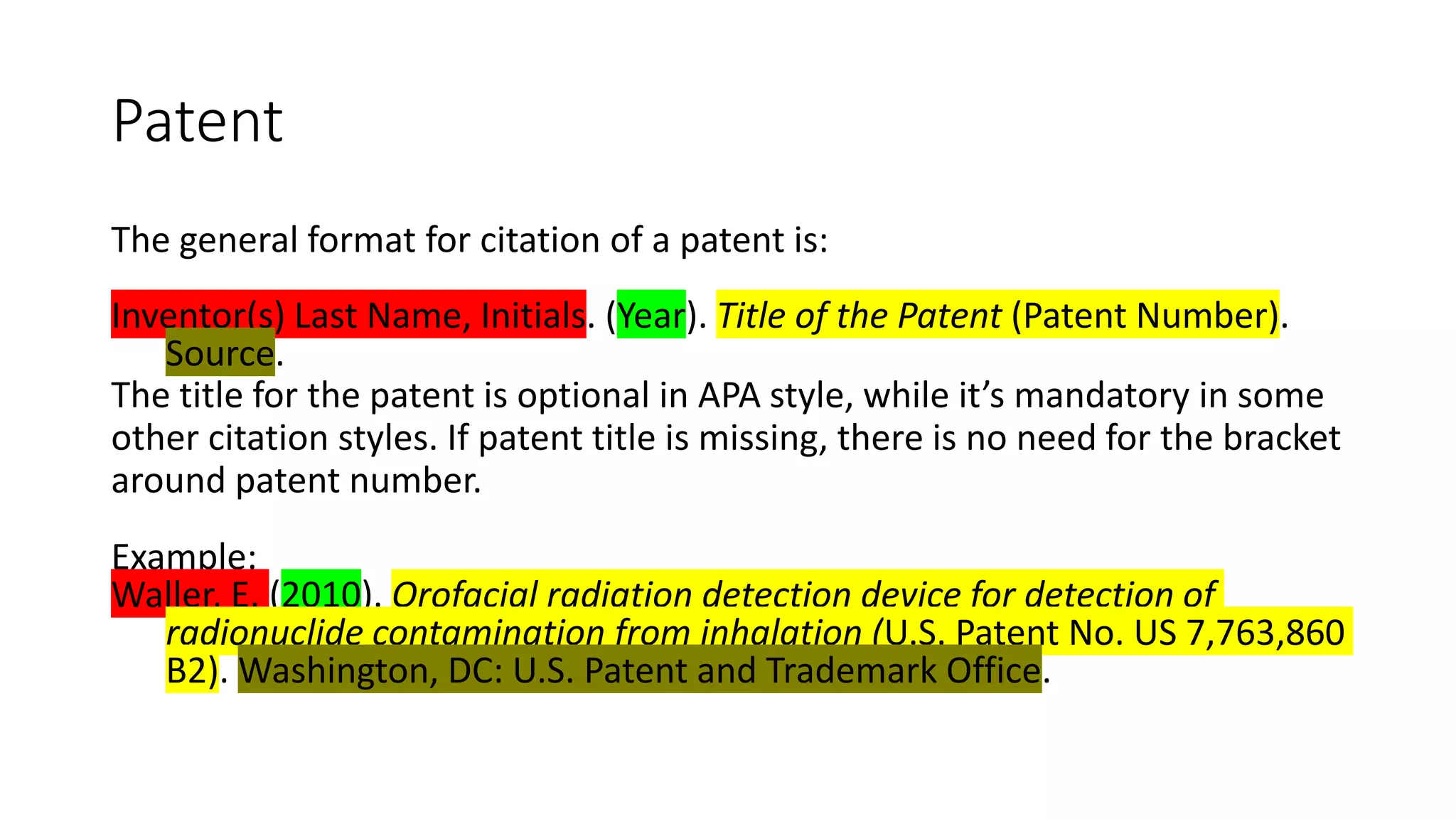 Understanding a citation | PPT