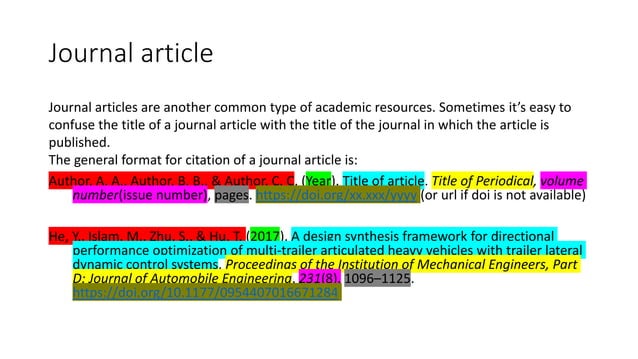 Understanding a citation | PPT