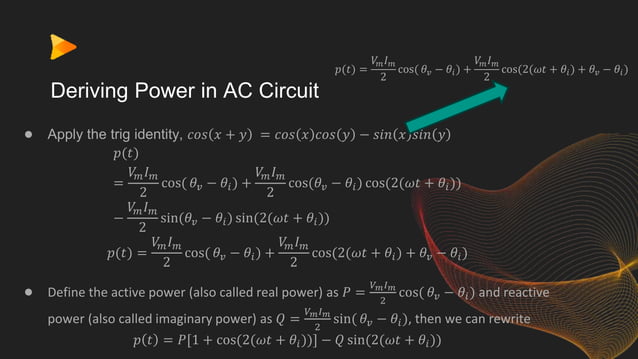 Understanding Active and Reactive Power with Interactive Plots.pptx | Physics | Science