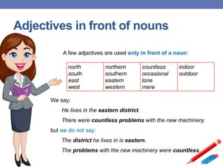 Understanding Adjectives- the ornament of English language | PPTX