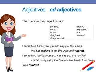 Understanding Adjectives- the ornament of English language | PPTX