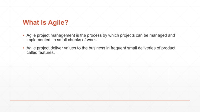 Understanding Agile Project Management (APM) | PPT