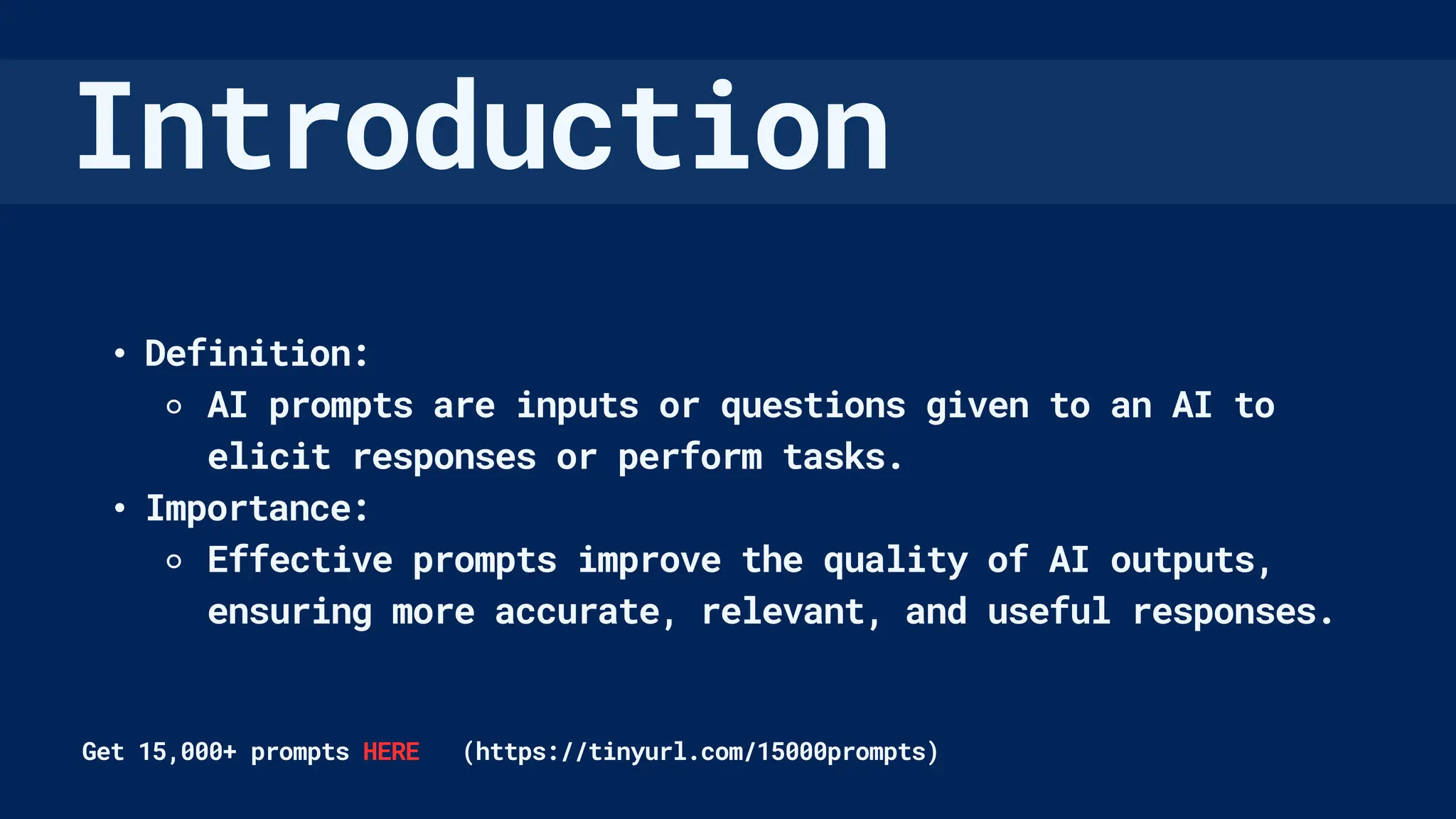 Understanding AI Prompts(Crafting Effective Prompts for Better AI ...