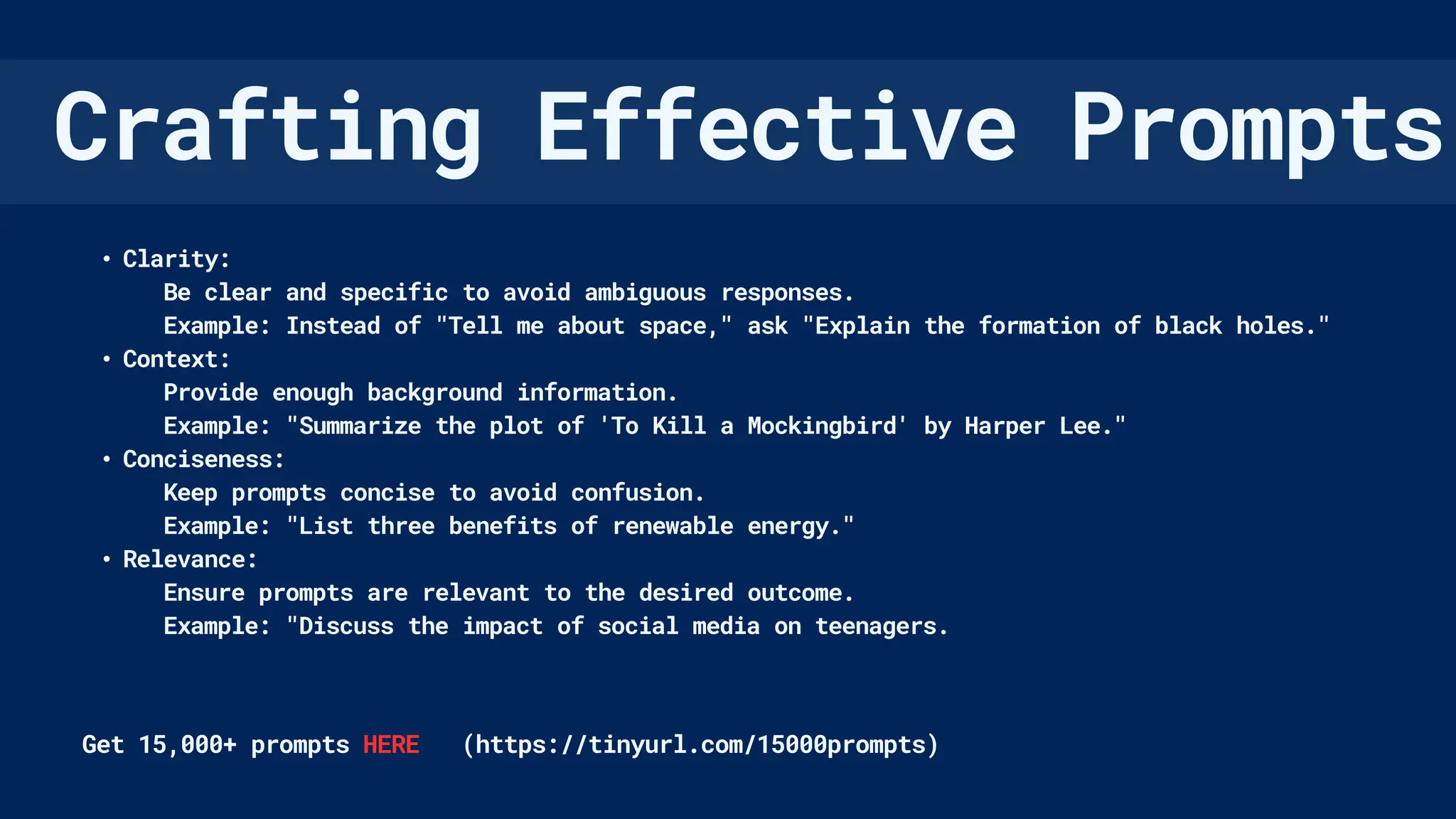 Understanding AI Prompts(Crafting Effective Prompts for Better AI ...
