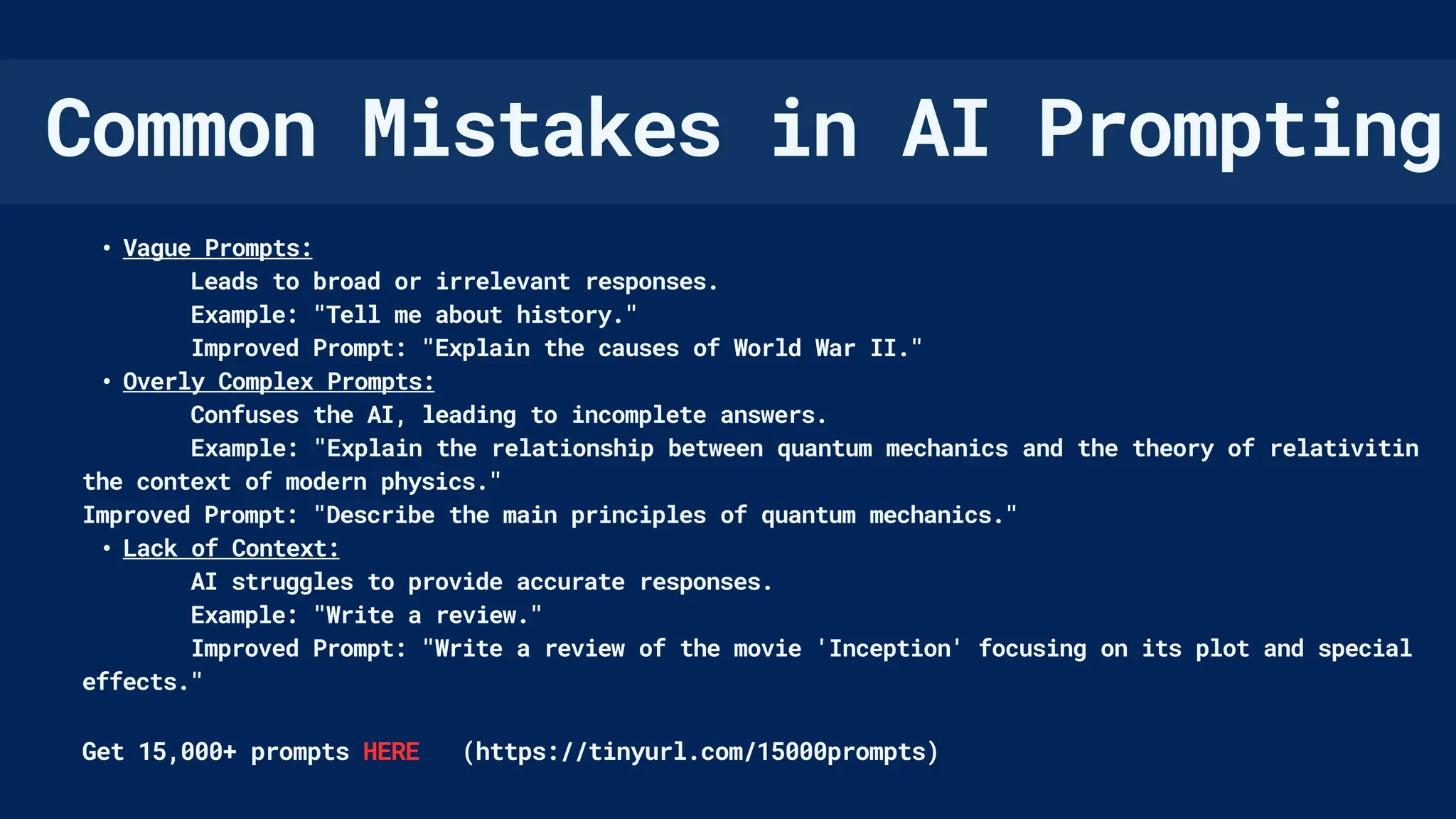 Understanding AI Prompts(Crafting Effective Prompts for Better AI Interactions) | PPTX