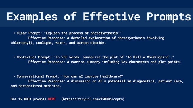 Understanding AI Prompts(Crafting Effective Prompts for Better AI ...