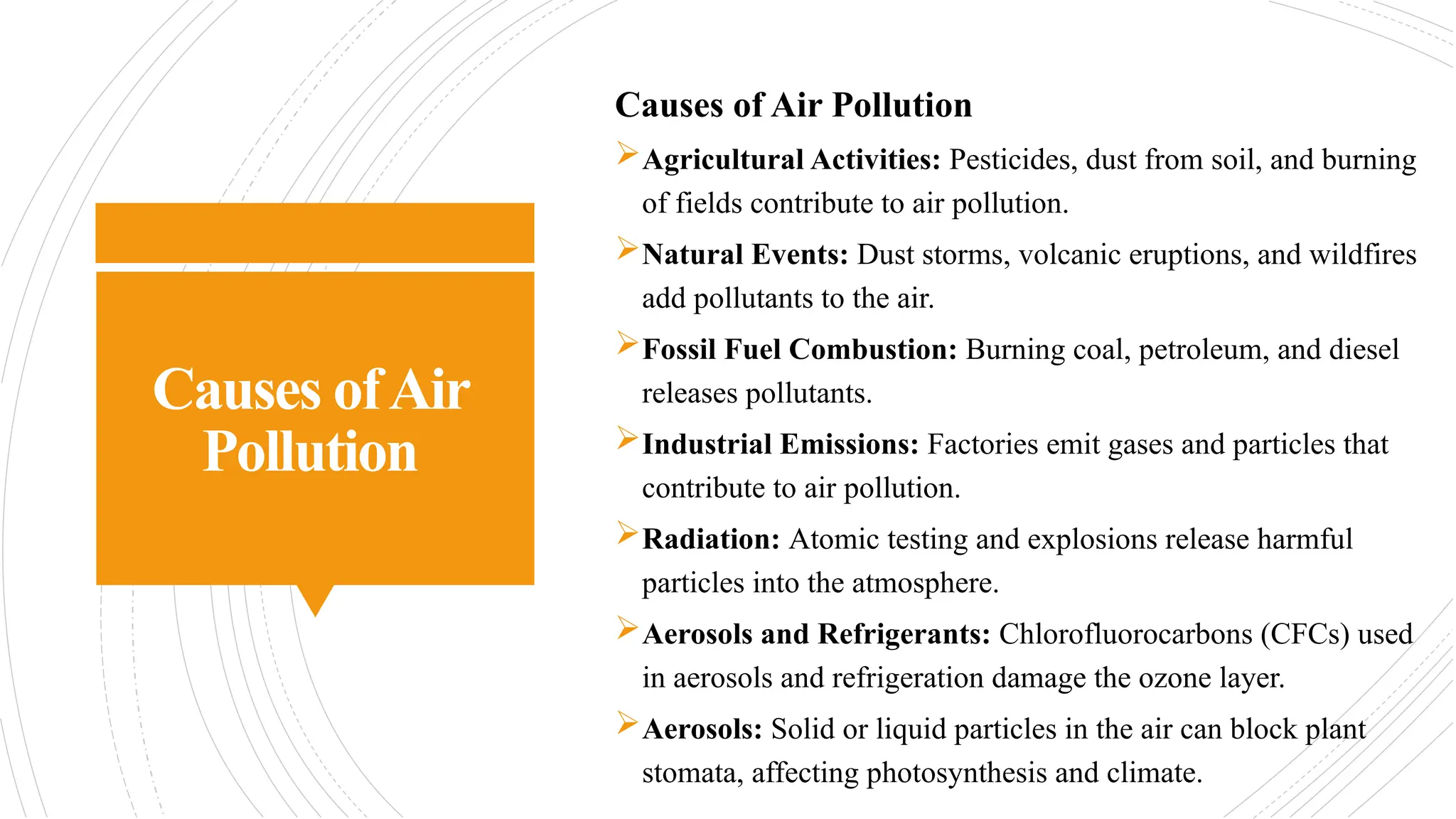 Understanding Air Pollution: Causes, Effects, and Prevention. | PPTX