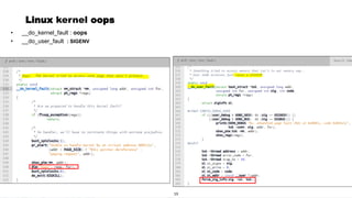 Understanding a kernel oops and a kernel panic | PDF